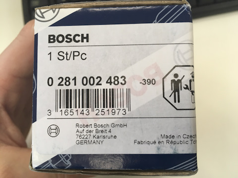 0281002483 Редукционный клапан BOSCH | Запчасти на DRIVE2