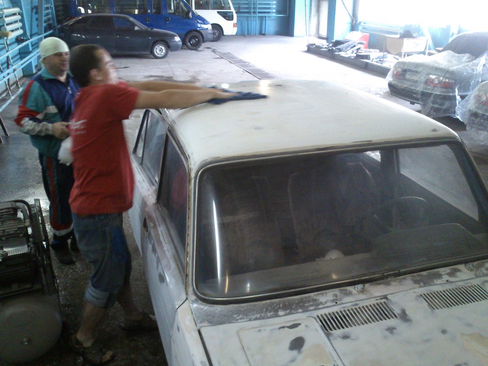 Кузовщинка. День второй, часть 1 (подготовка к покраске). — Lada 21058 ...