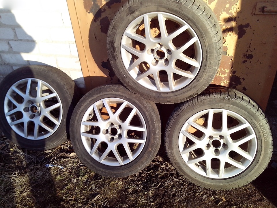 Продаются диски с гольфа жены с летней резиной — Volkswagen Golf Mk4, 1 ...