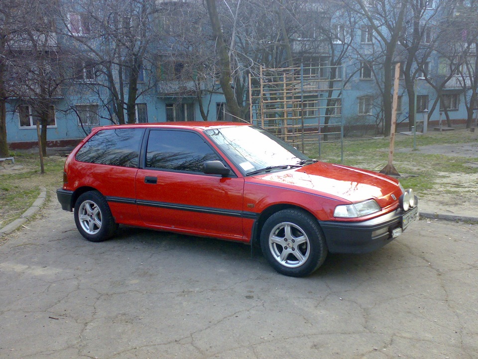 Вот такой она была в день покупки :) — Honda Civic Hatchback (4G), 1,5 ...