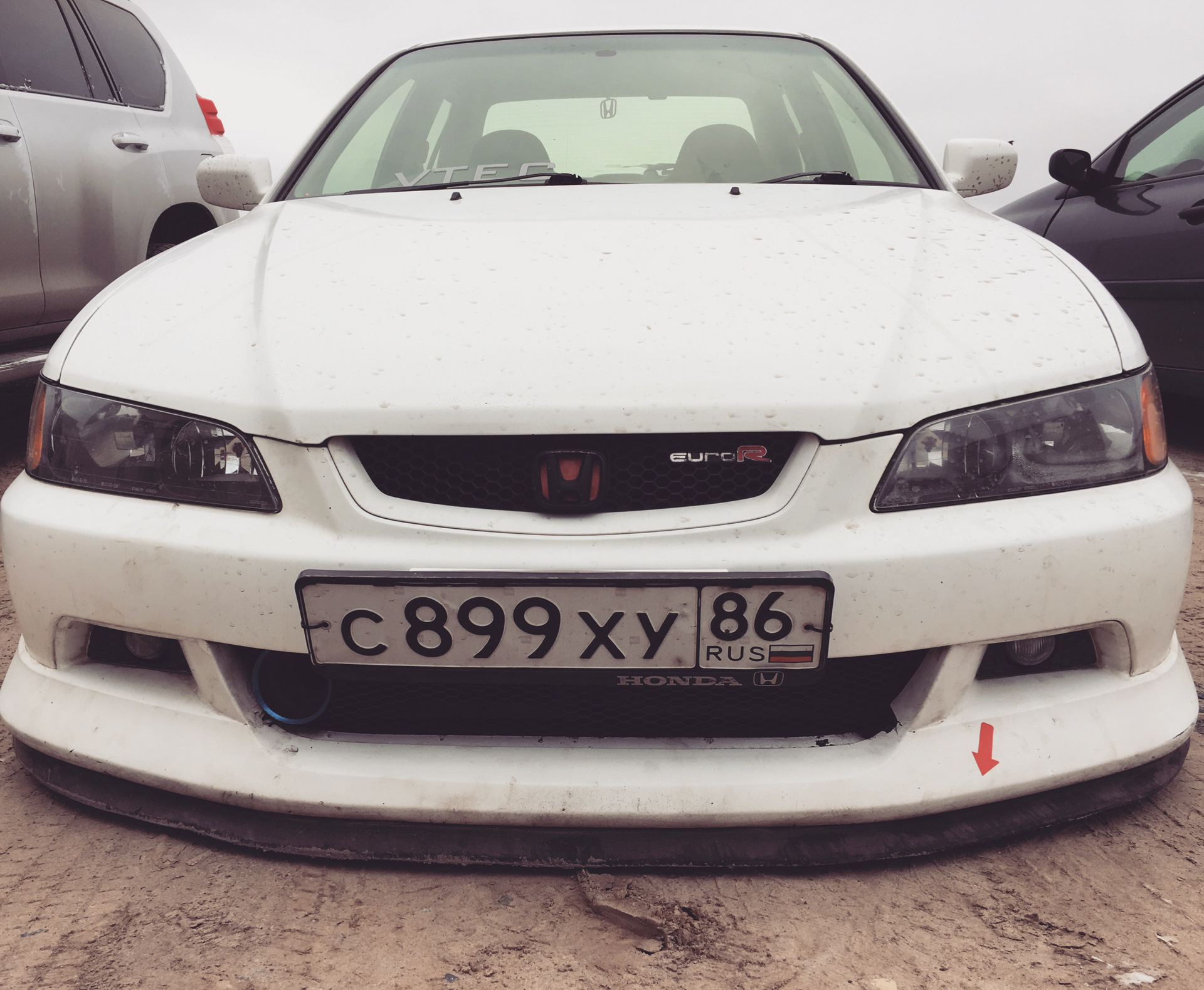 Губа AZEKT (продам)… — Honda Accord Euro R (CL1), 2,2 л, 2001 года ...