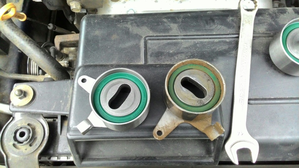 Замена ремня ГРМ и приводных ремней — KIA Spectra, 1,6 л, 2007 года ...