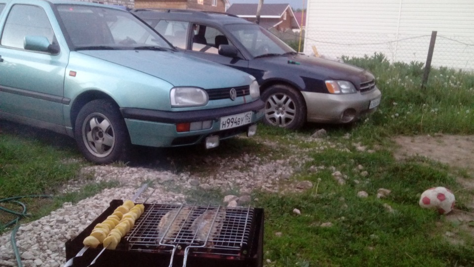 багажник на крышу — Volkswagen Golf Mk3, 1,8 л, 1992 года | аксессуары ...