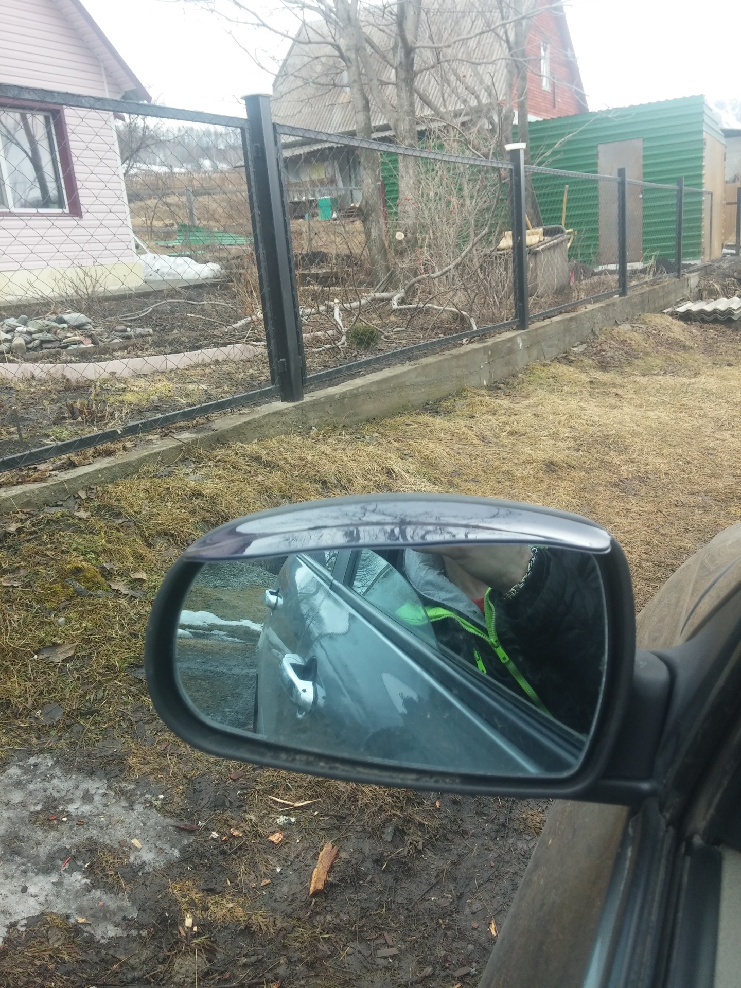 Дождевики на зеркала — Lada Калина седан, 1,4 л, 2009 года | стайлинг ...