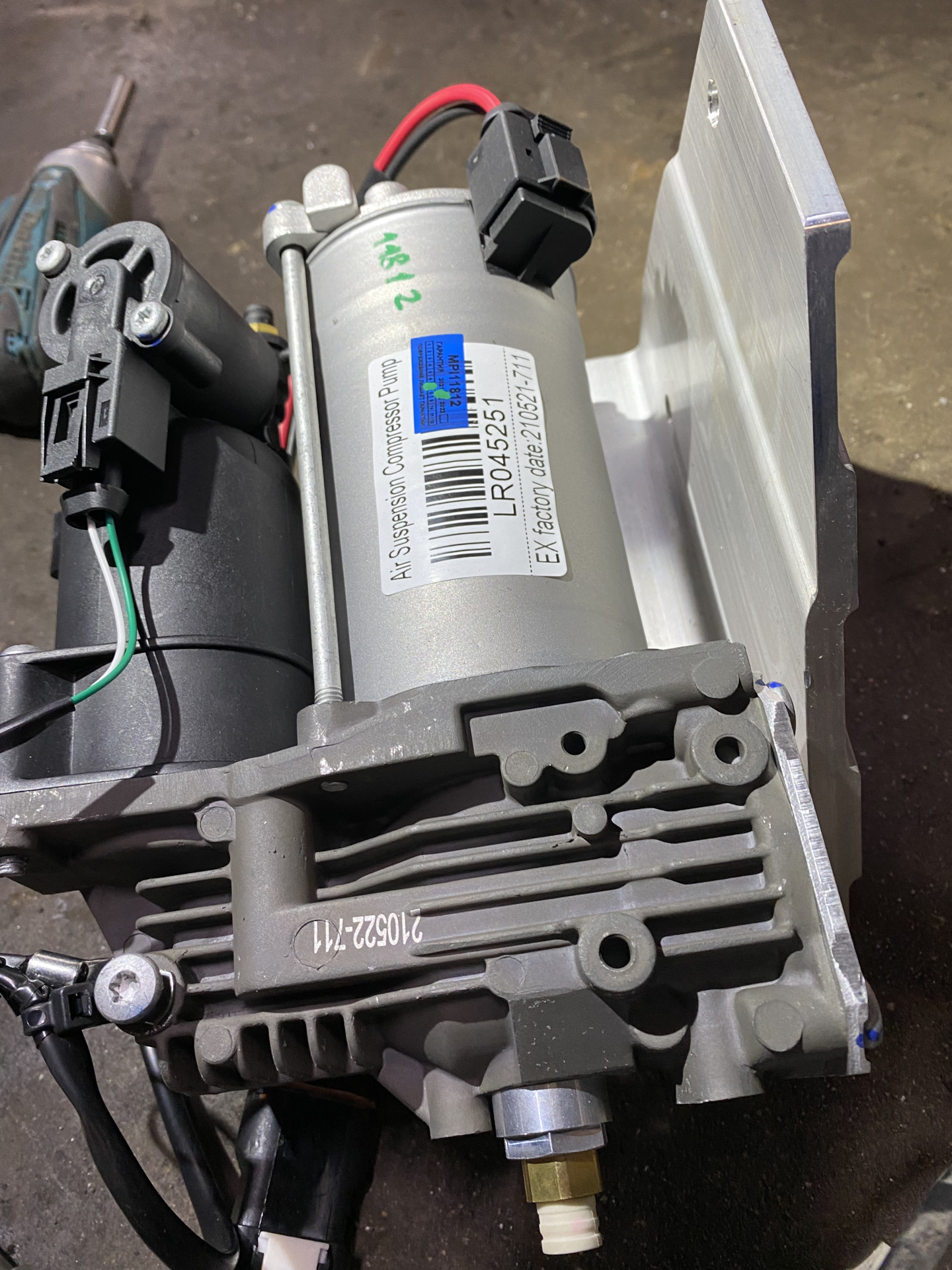 Замена компрессора дубль2 — Land Rover Range Rover Sport (1G), 3,6 л ...