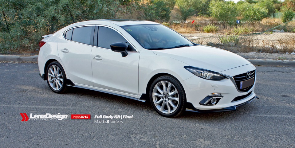 Mazda 3 — 2014 Tuning. Lenzdesign Body Kit — Lenzdesign Performance на ...