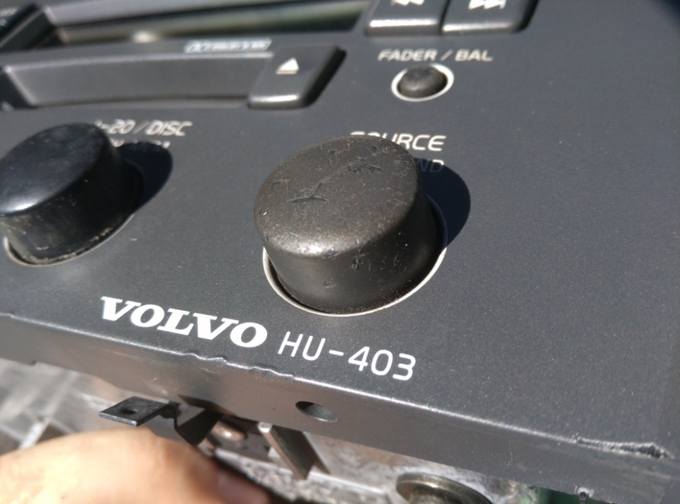 Ручки магнитолы — Volvo V70 II, 2,5 л, 2000 года | своими руками | DRIVE2
