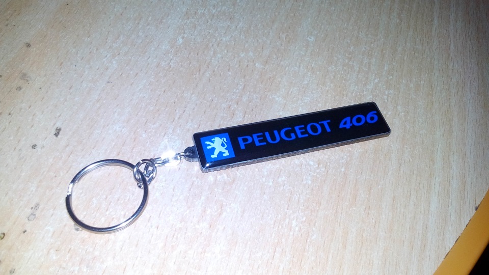 Крутой брелок от хорошего человека ))) — Peugeot 406 Break, 2 л, 2000 ...