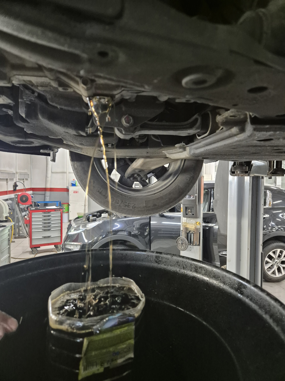 Замена масла в роботе 2,2 дизель — KIA Sorento (4G), 2,2 л, 2021 года ...
