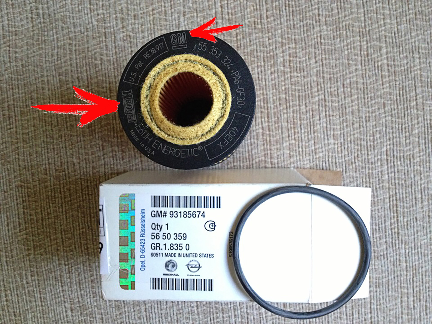 [Запчасти] Фильтр масляный Corsa D — Opel Corsa D, 1,4 л, 2008 года ...