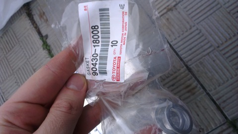 9043018008 КОЛЬЦО УПЛОТНИТЕЛЬНОЕ 18X24 алюминий (52) TOYOTA LEXUS ...