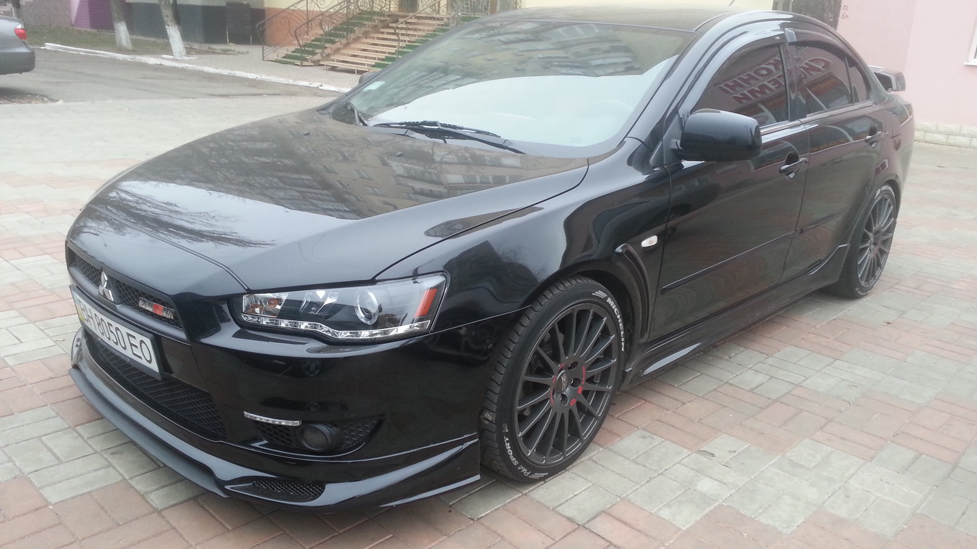 Mitsubishi Lancer X 1.5 бензиновый 2008 | black x на DRIVE2