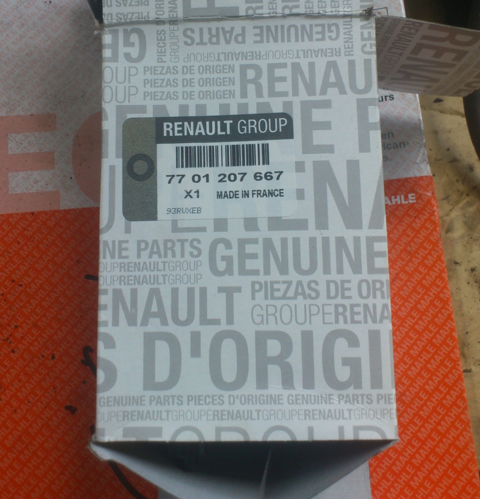 7701207667 Фильтр топливный RENAULT | Запчасти на DRIVE2