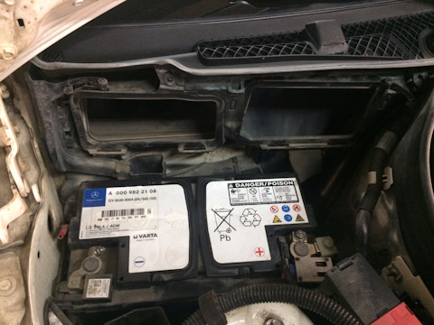 A0009822108 Стартерная аккумуляторная батарея Mercedes | Запчасти на DRIVE2