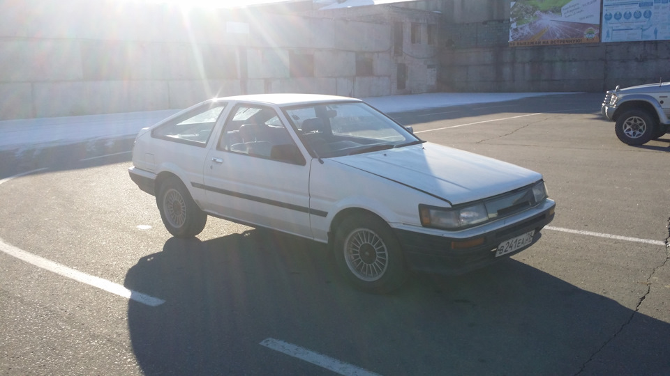 Зимняя резина и постановка на учет. — Toyota Corolla Levin (AE85), 1,5 ...