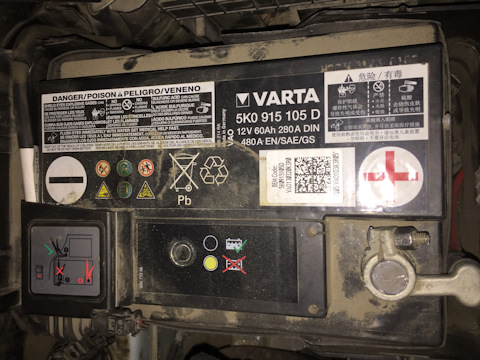 5K0915105D Стартерная аккумуляторная батарея VAG | Запчасти на DRIVE2