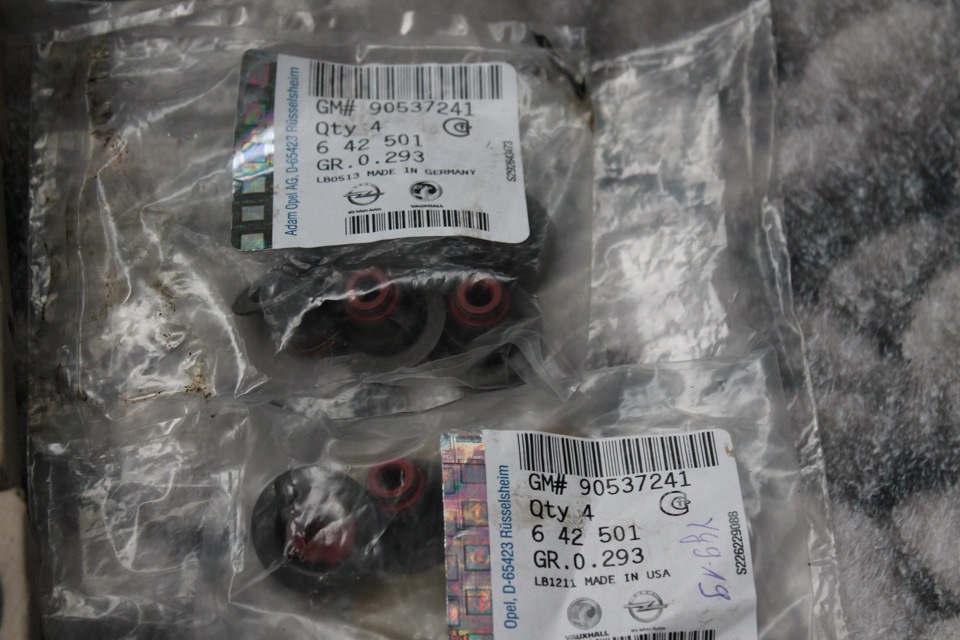 А вдруг срастётся? Есть новые клапана+колпачки! — Opel Vectra C, 2,2 л ...