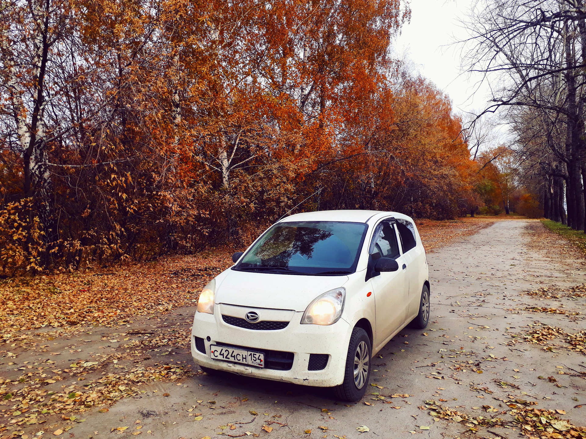Осень — Daihatsu Mira (L275/L285), 0,7 л, 2009 года | фотография | DRIVE2