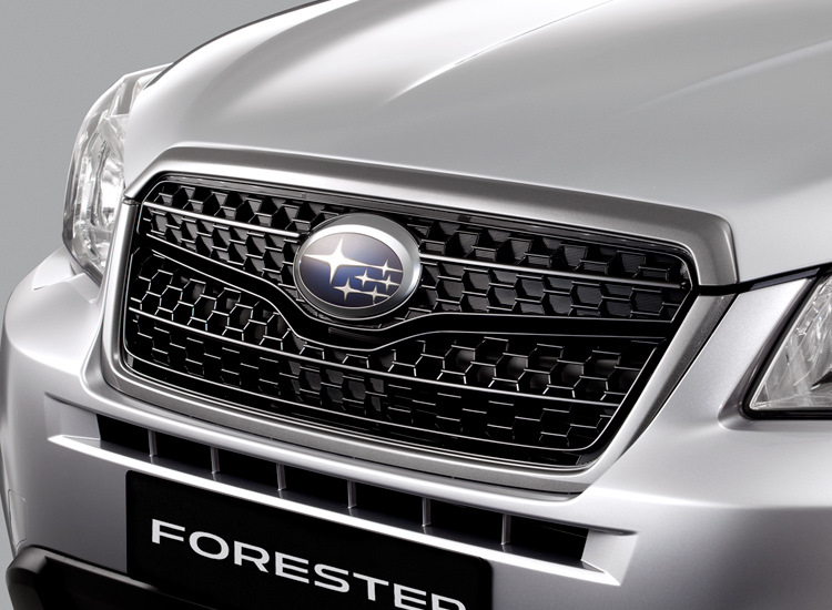 Forester XT 2013 (SJ). Оригинальные аксессуары. Часть 5. Бампер: декор ...