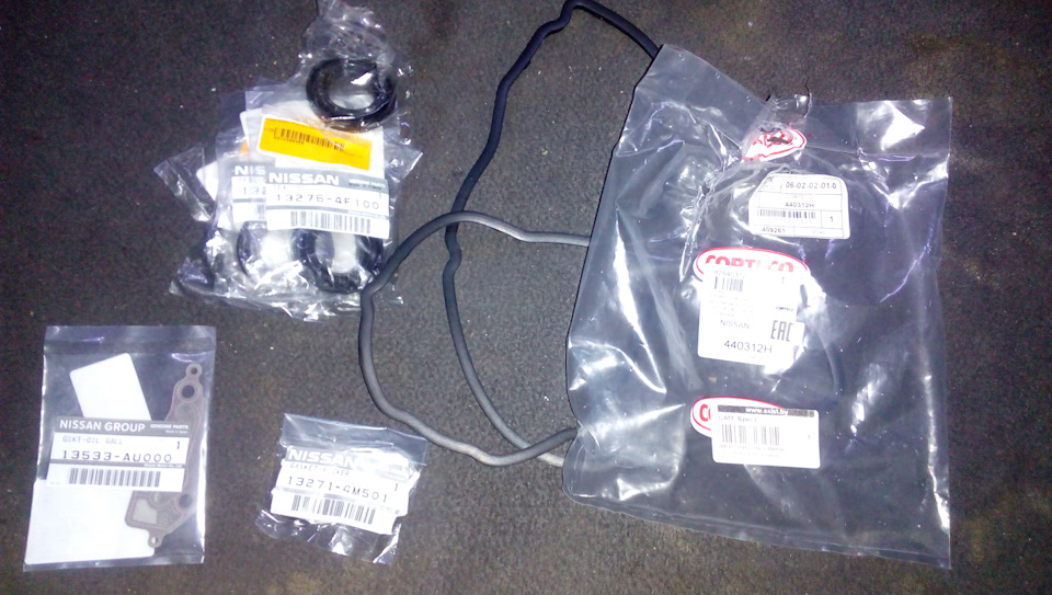 Клапанная крышка — Nissan Primera (P12), 1,6 л, 2005 года | своими ...