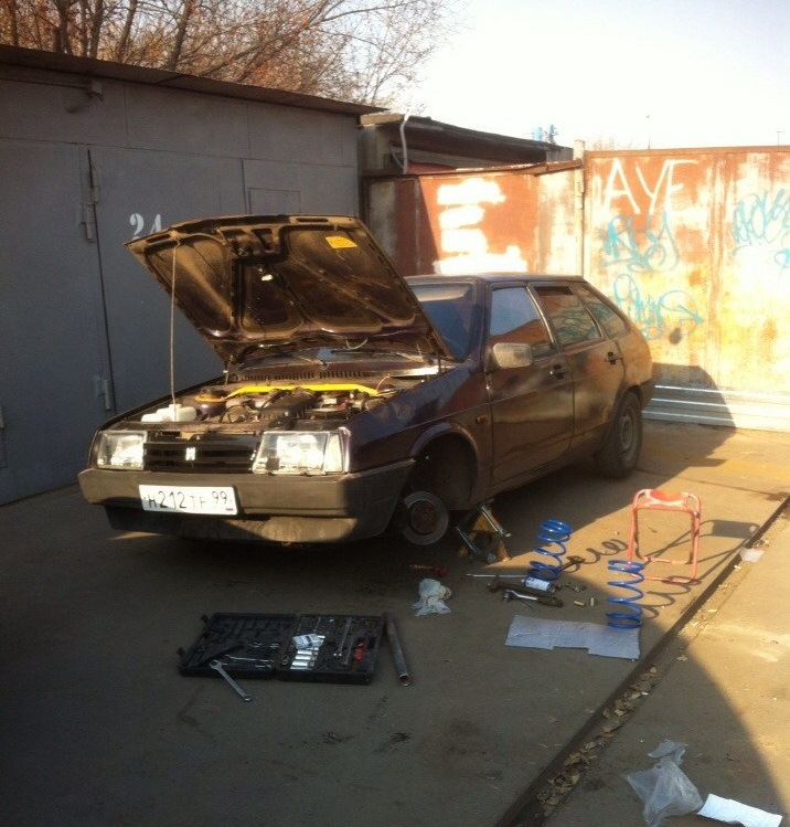 TECHNO RESSOR -90 ********** — Lada 21093i, 1,5 л, 2002 года | своими руками | DRIVE2