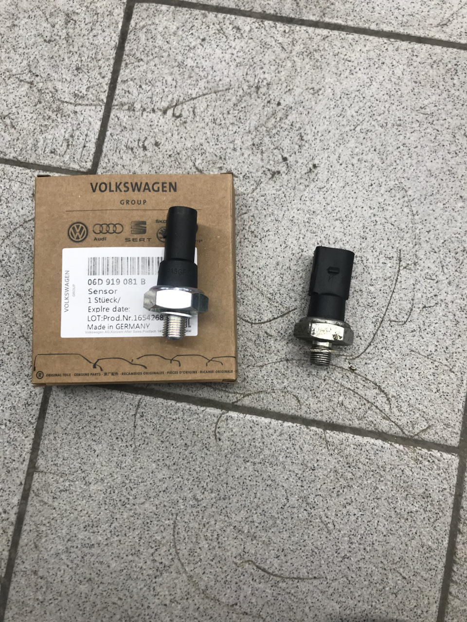 06D919081B Датчик давления масла VAG | Запчасти на DRIVE2