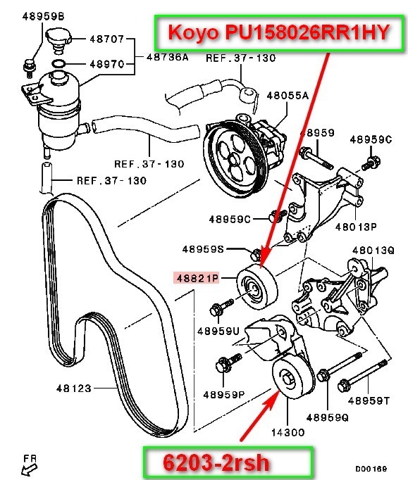 Замена всех ремней и роликов. Полный список НЕОРИГИНАЛЬНЫХ расходников ...