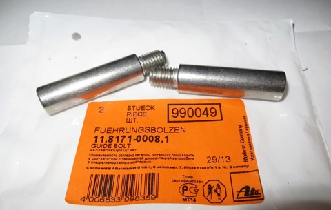 11817100081 Направляющий болт, корпус скобы тормоза ATE | Запчасти на ...