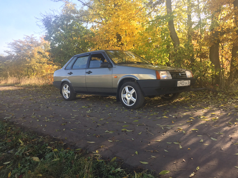 Прикупил летом колеса😊 (15е торусы) — Lada 21099, 1,8 л, 2002 года ...