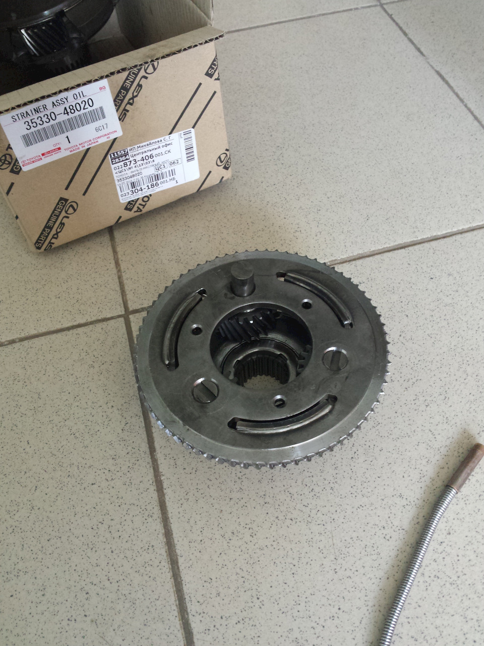 3533048020 Фильтр акпп TOYOTA LEXUS | Запчасти на DRIVE2