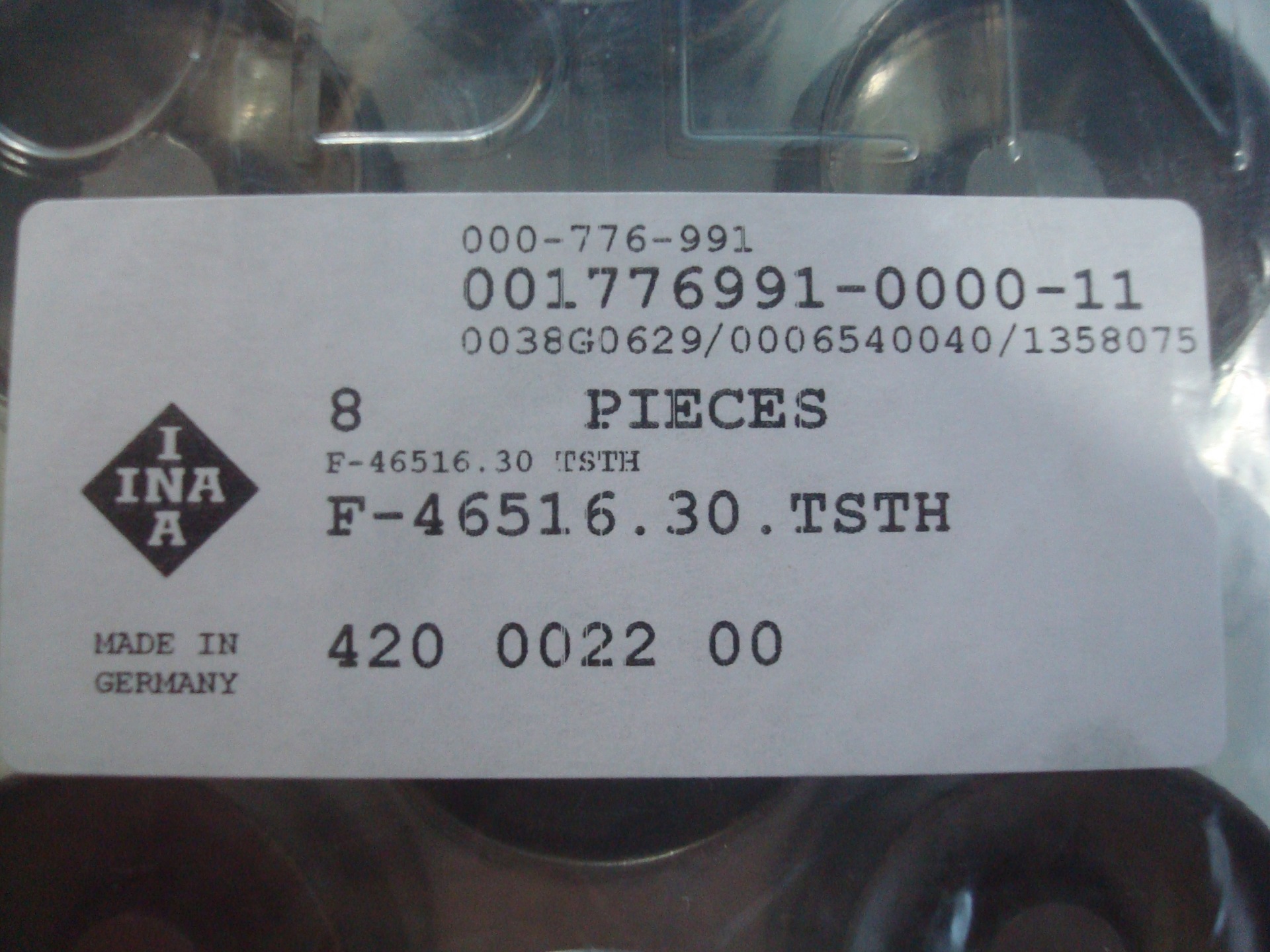 Новые гидрокомпенсаторы INA и прокладка Elring — Volkswagen Jetta II, 1 ...