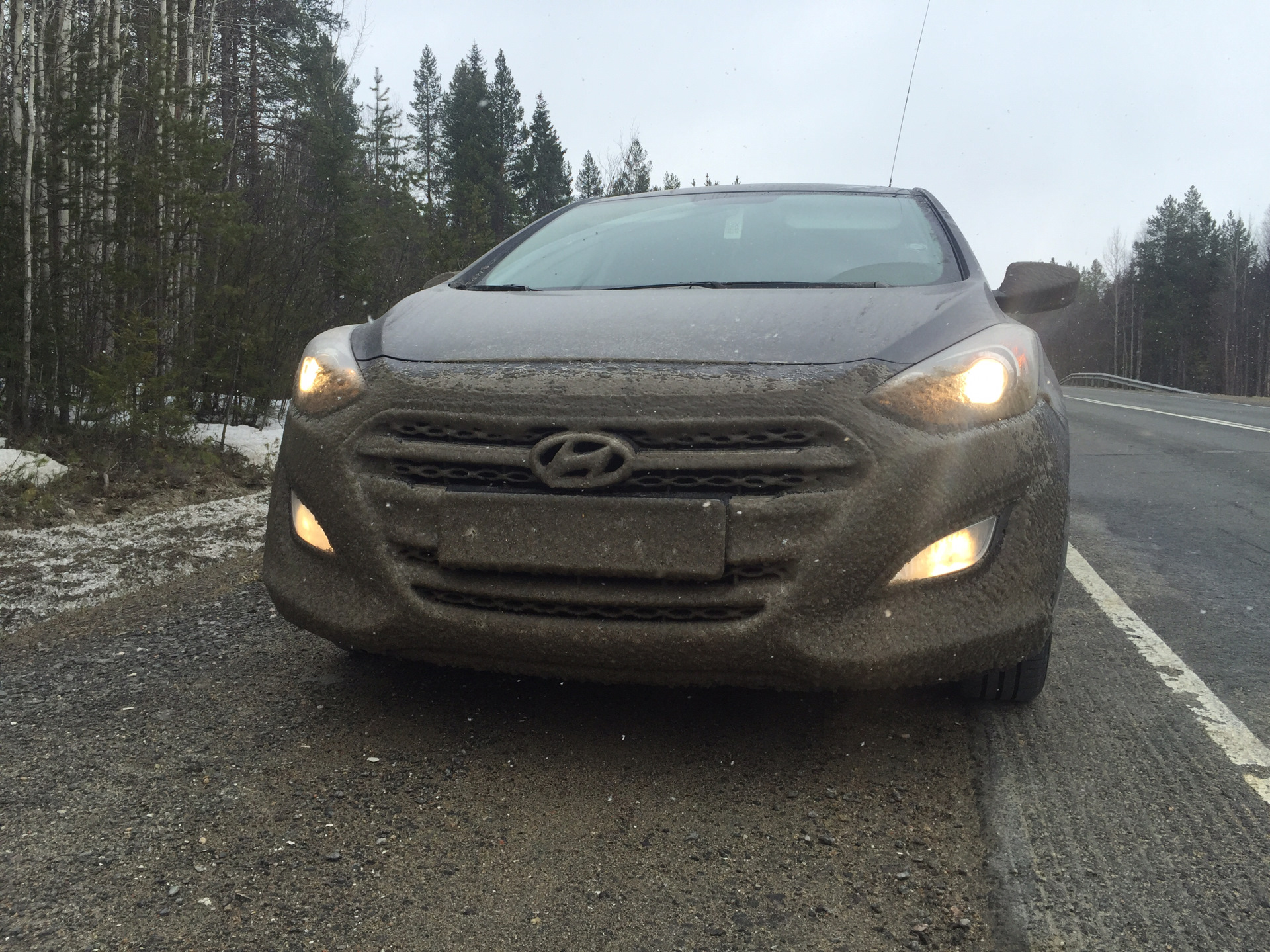 Привет из Мурманска (11.05.2017) — Hyundai i30 (2G), 1,6 л, 2013 года | другое | DRIVE2