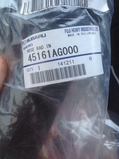 45161AG000 Патрубок радиатора SUBARU | Запчасти на DRIVE2