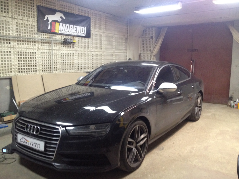 Audi A7 3.0TFSI 2016 333 л.с. Morendi Stage 1+ — DRIVE2