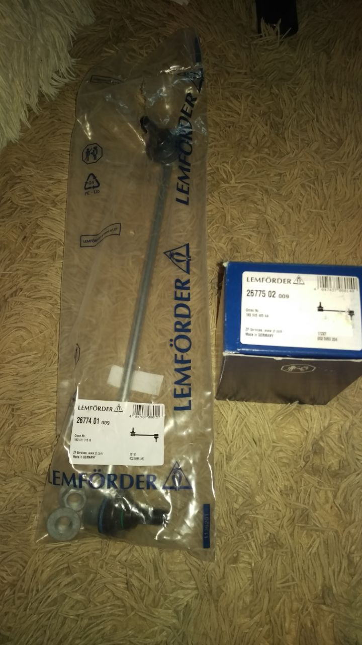 2677401 Тяга (стойка) стабилизатора LEMFORDER | Запчасти на DRIVE2