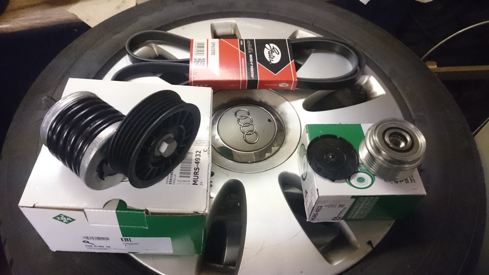 Проблема колебаний натяжителя приводного ремня. — Audi A6 (C5), 1,9 л ...