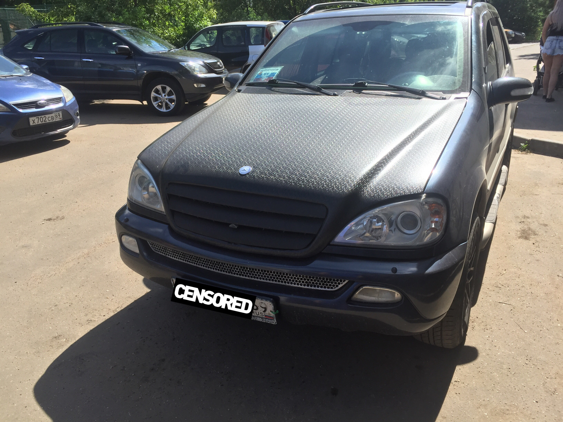 Забрал у брата решётку) — Mercedes-Benz M-Class (W163), 3,2 л, 2003 ...