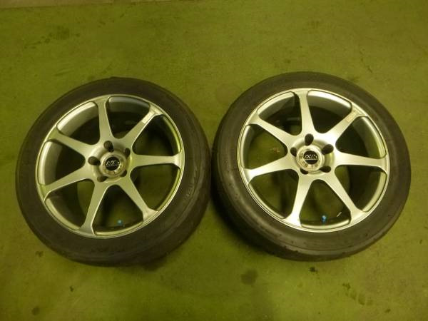 AVS MODEL F7 Toyo Proxes R888 R17 5x114,3 9J ET38 пара из Японии ...