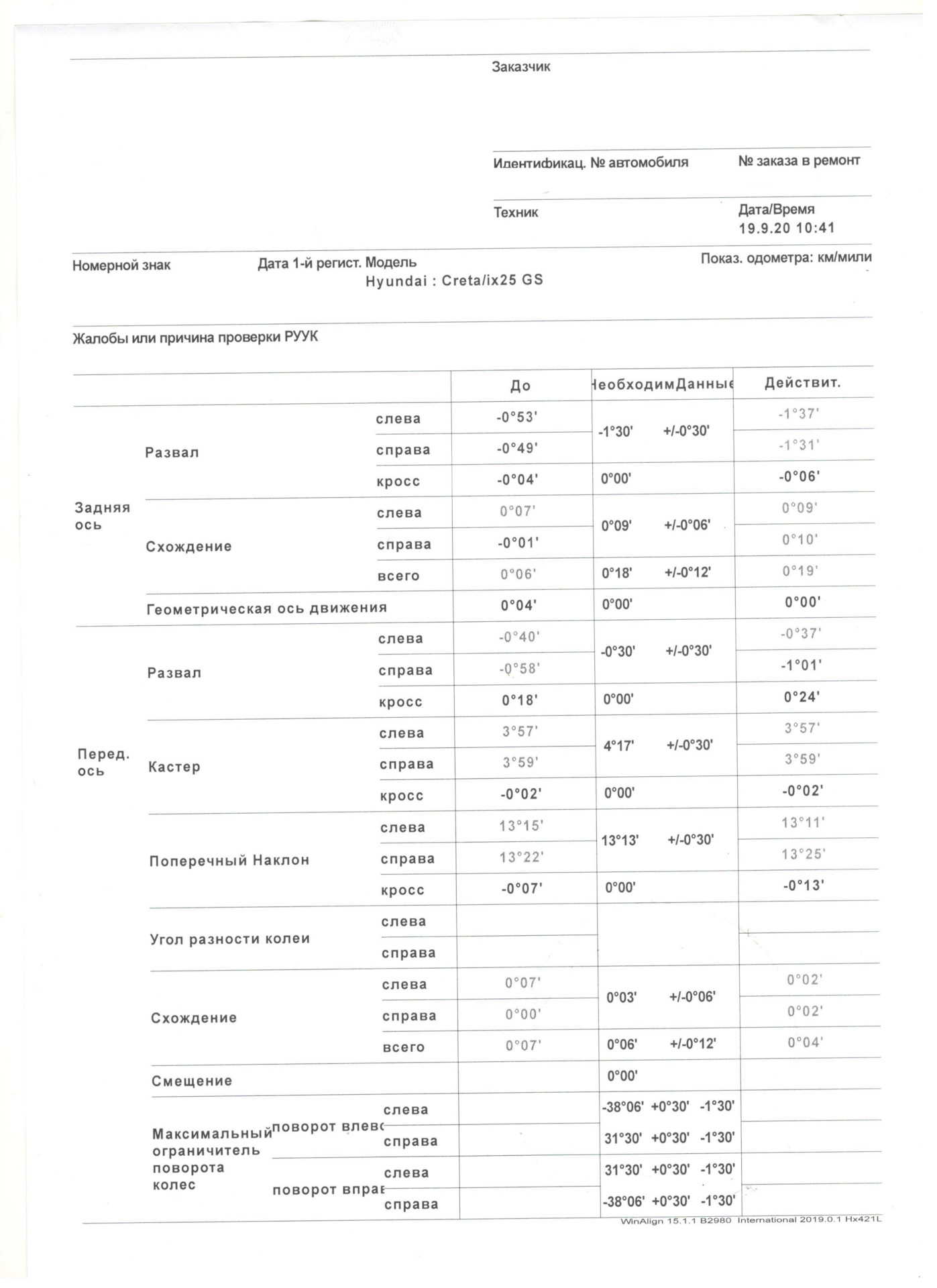 ТО-4 — Hyundai Creta (1G), 2 л, 2016 года | плановое ТО | DRIVE2