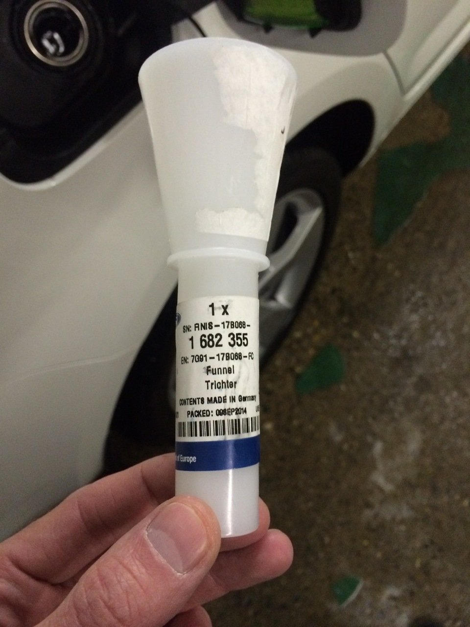 Переходник-воронка, ч 2 — Skoda Octavia A7 Mk3, 2 л, 2015 года ...