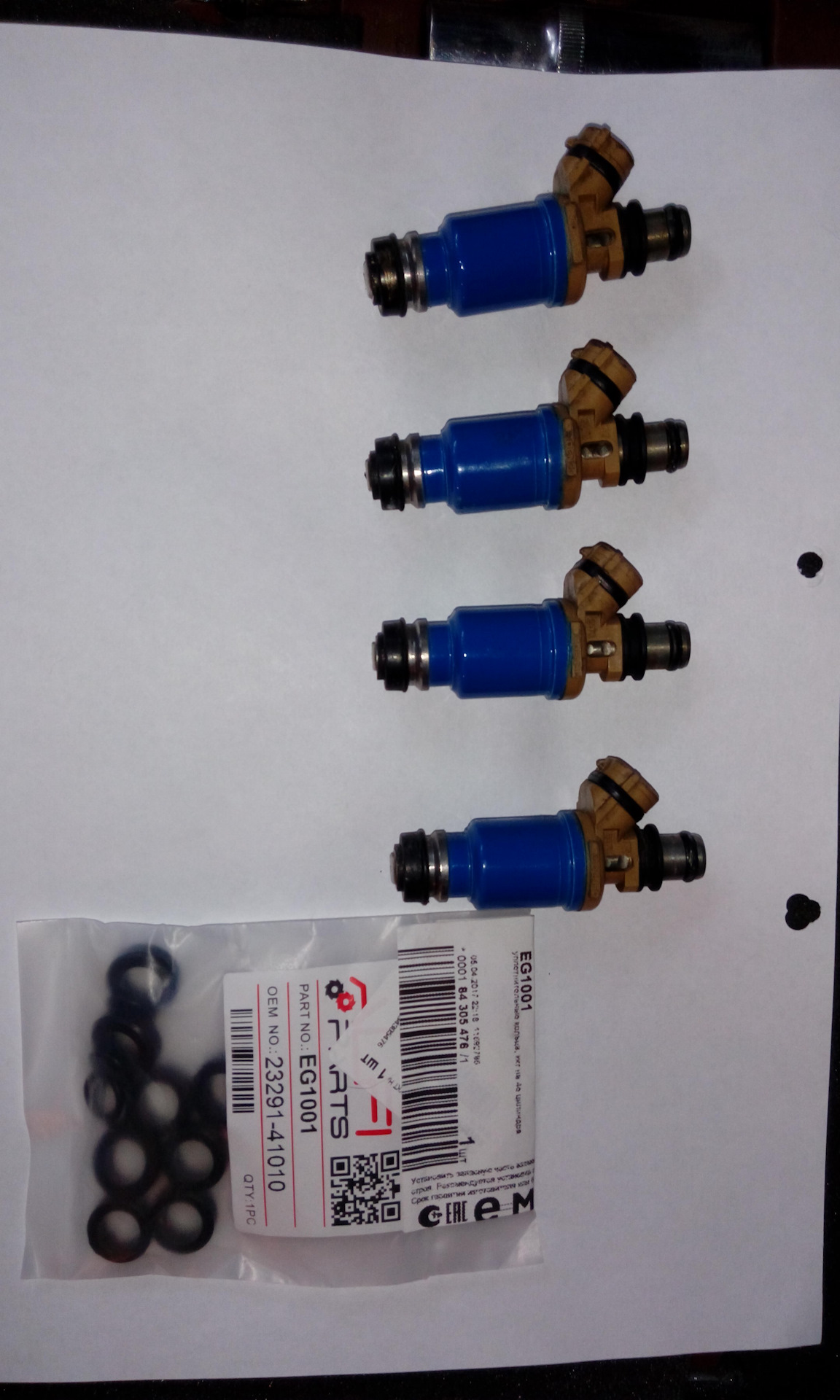 Замена уплотнительных колец топливных форсунок — Toyota Corolla (100 ...