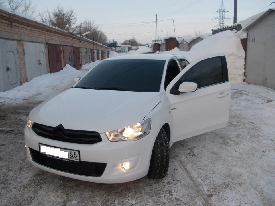 "CAR — Стиль" Тонировка, т. 90-93-96 — Citroen C-Elysee, 1,6 л, 2013 года | стайлинг | DRIVE2