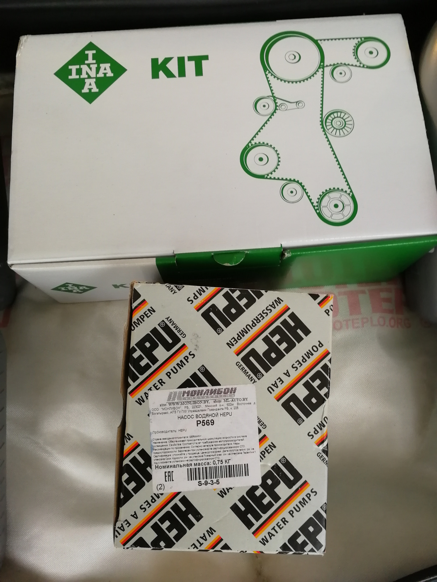 Замена ГРМ — Двоякое ощущение — Volkswagen Touran (1G), 2 л, 2009 года ...