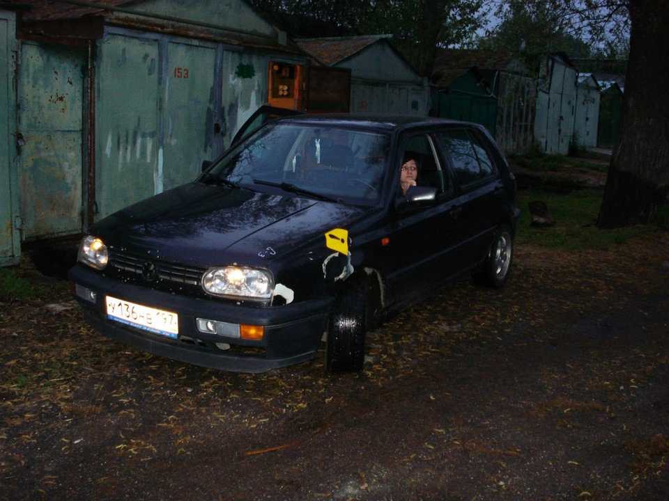 Капот и бампер — Volkswagen Golf Mk3, 2 л, 1993 года | запчасти | DRIVE2