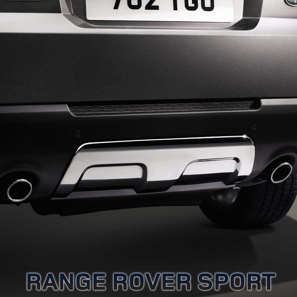 Декоративная накладка заднего бампера (без буксировочной балки) | Range ...