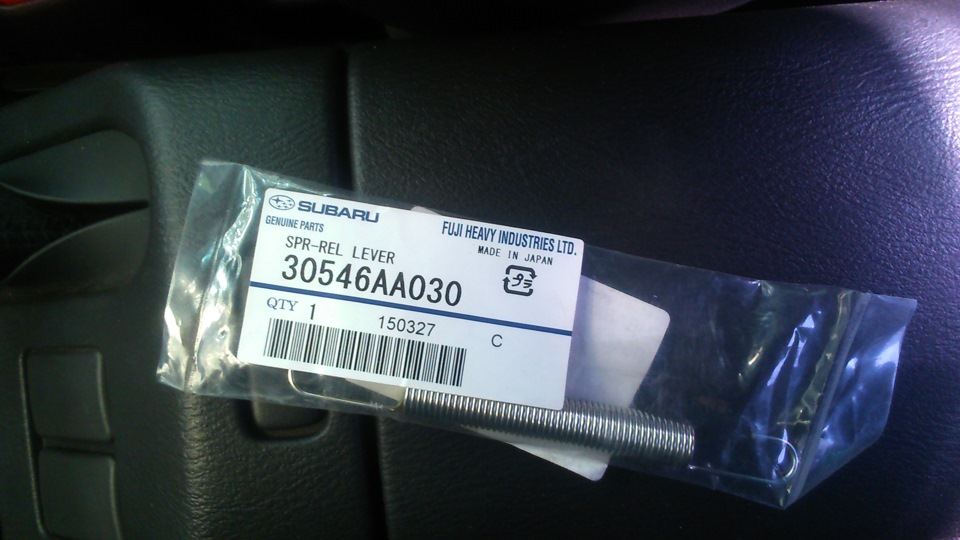 Новый АКБ, пружина сцепления. — Subaru Impreza WRX (GD/GG), 2 л, 2003 ...