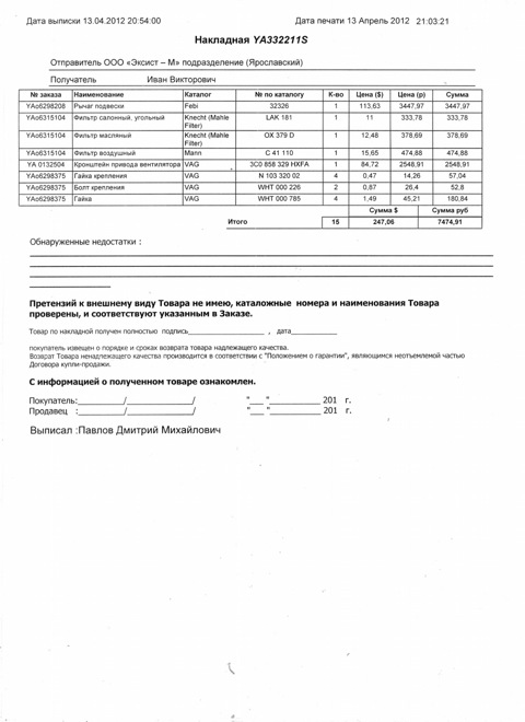 WHT000785 ГАЙКА М12*1,5/MUTTER VAG | Запчасти на DRIVE2
