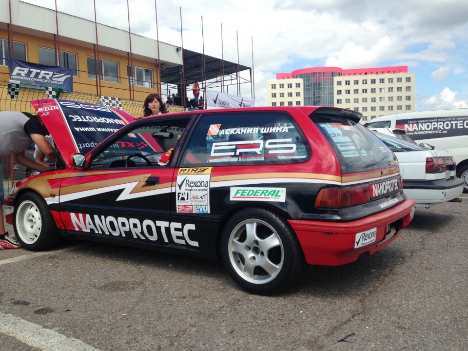 Time Attack (раунд 3) — Honda Civic Hatchback (4G), 4,4 л, 1992 года ...