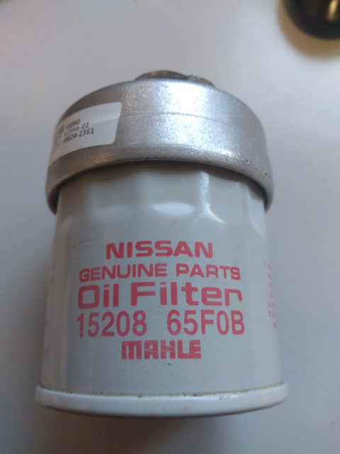 1520865F0B Фильтр масляный NISSAN INFINITI | Запчасти на DRIVE2