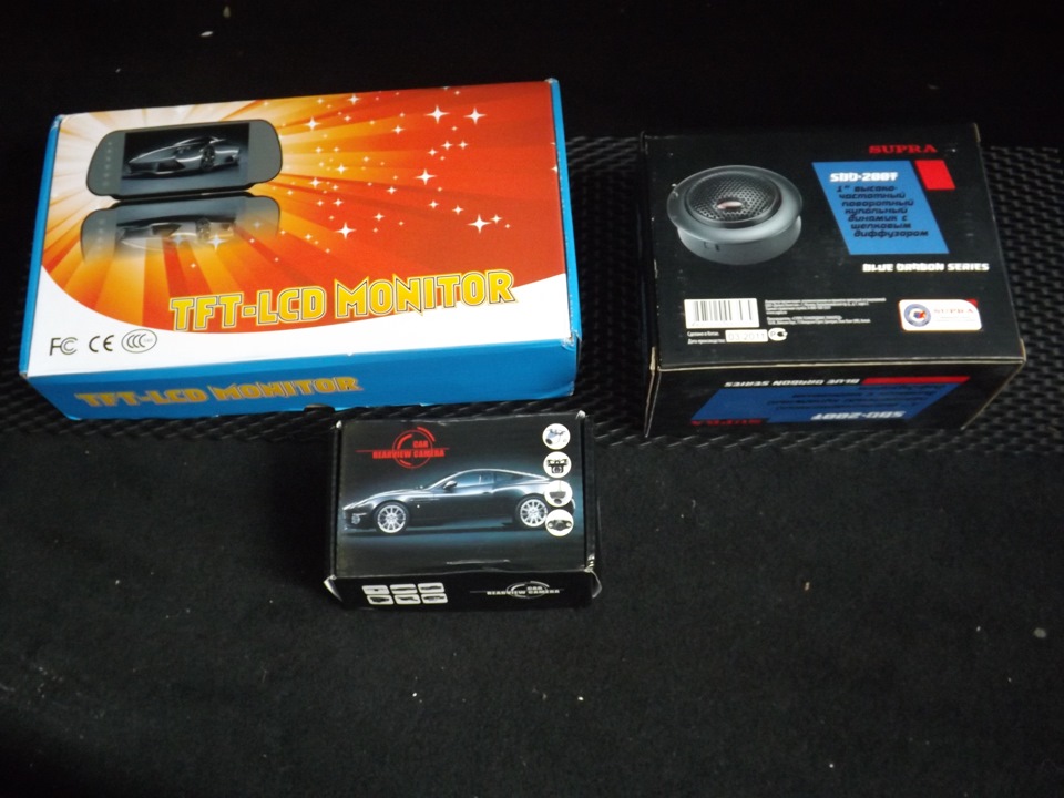 камера, зеркало-монитор — Lada Приора седан, 1,6 л, 2008 года ...